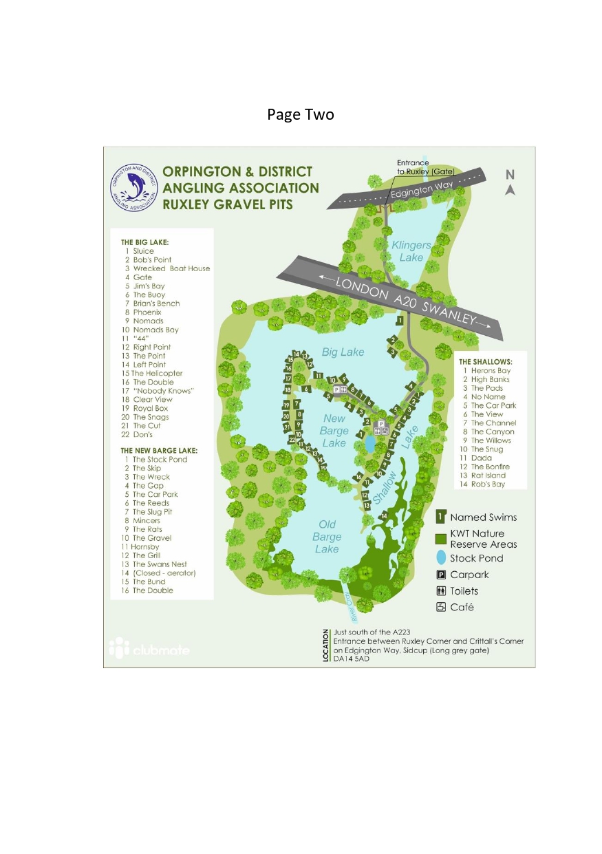 Ruxley Complex - New Barge Lake - odaa.co.uk